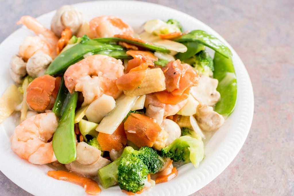Shrimp With Mixed Vegetables Chinese